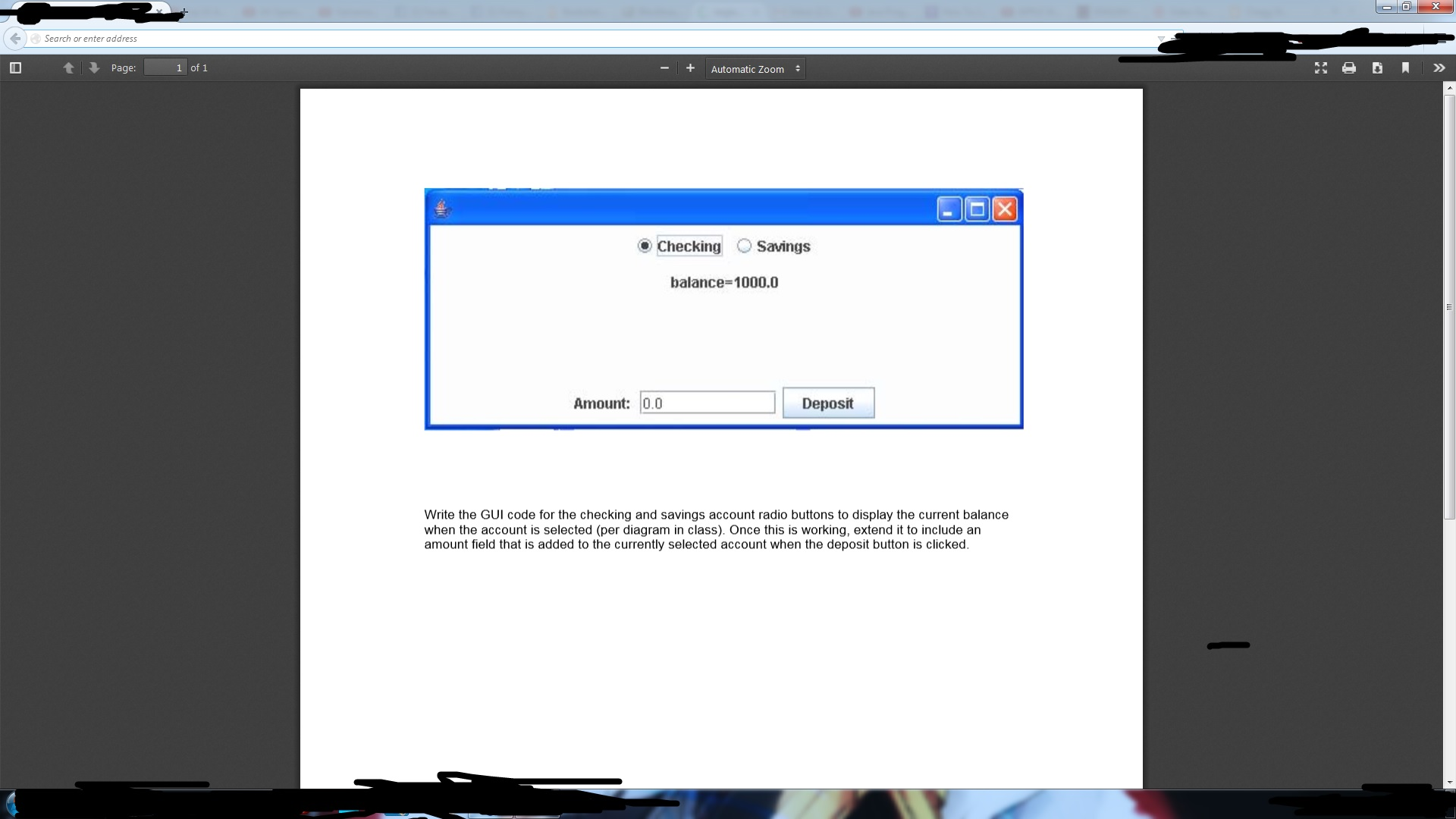 Solved ***********In Java complete the following GUI. The | Chegg.com