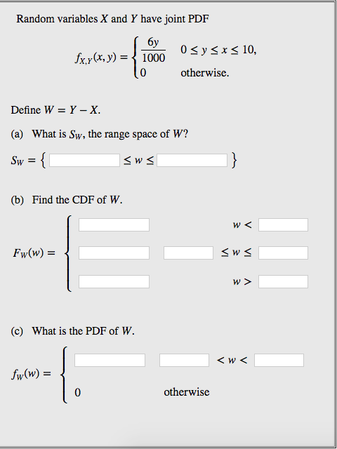 Random variables X and Y have joint PDF f_X, Y (x, | Chegg.com