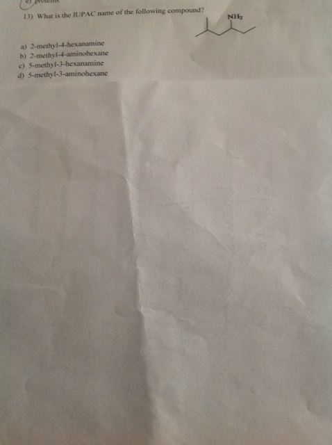 Solved What is the IUPAC name of the following component? | Chegg.com