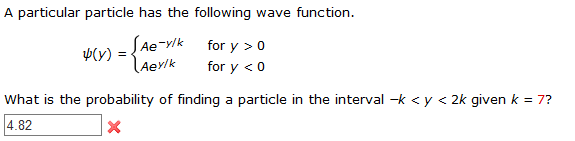 Solved A particular particle has the following wave | Chegg.com