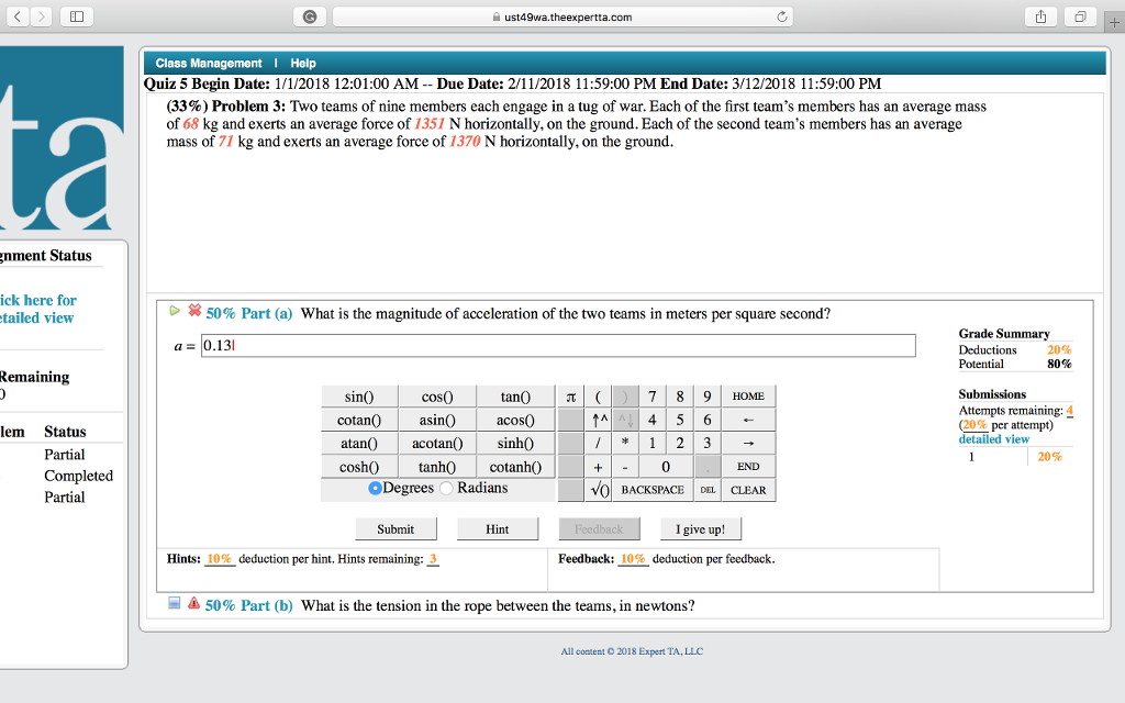 Solved ust49wa.theexpertta.com Class Management Help Quiz 5 | Chegg.com