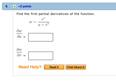 Solved Find the first partial derivatives of the function. | Chegg.com