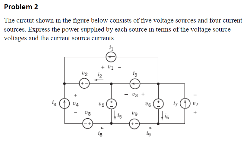 Voltage Sources Circuit 2 With Diagram