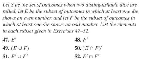 Solved Let S be the set of outcomes when two distinguishable | Chegg.com Solved Let S be the set of outcomes when two distinguishable | Chegg.com