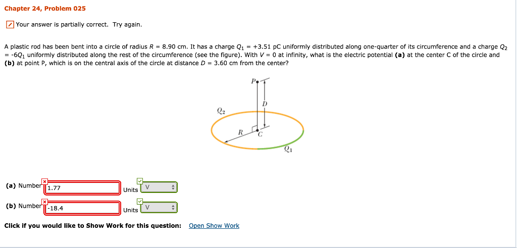 Solved A plastic rod has been bent into a circle of radius R | Chegg.com