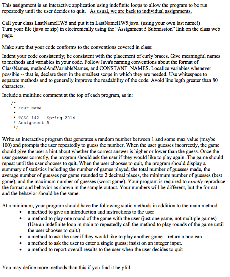 Solved This Assignment Is An Interactive Application Using 