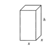 Solved A rectangular solid with a square base has a surface | Chegg.com