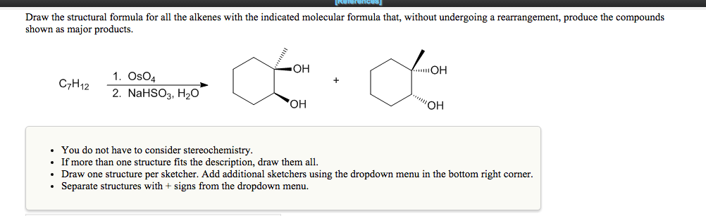 Solved Draw the structural formula for all the alkenes with | Chegg.com