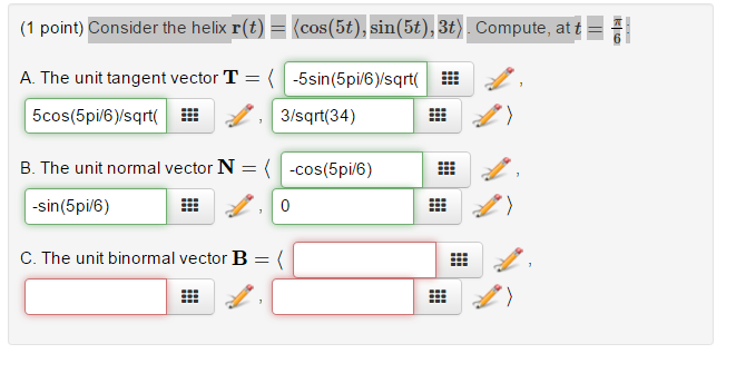 Solved Consider the helix r(t) = (cos(5t), sin(5t), 3t). | Chegg.com