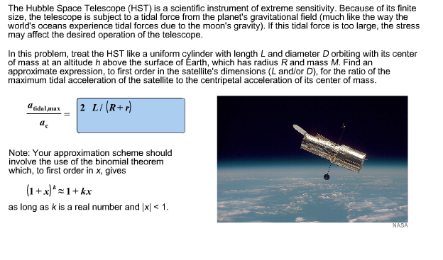 Hubble Telescope Dimensions