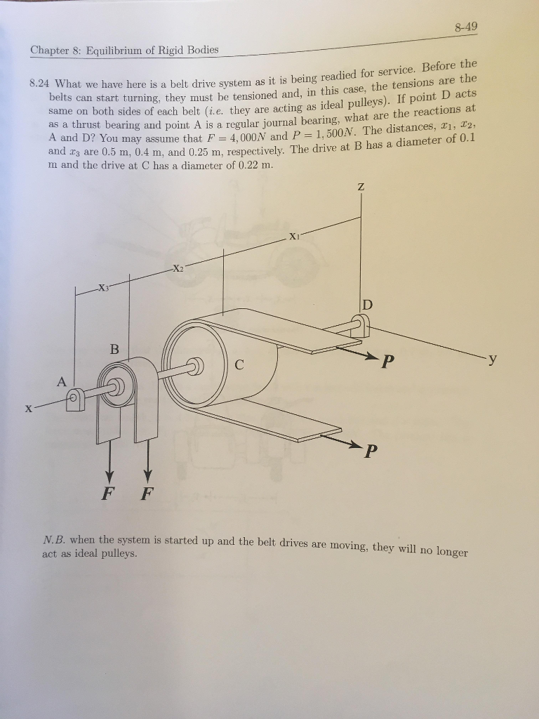 Solved 8-49 Chapter &: Equilibrium of Rigid Bodies 8.24 What | Chegg.com