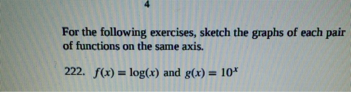 Solved For the following exercises, state the domain and | Chegg.com
