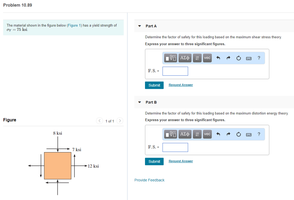 Solved Problem 10 89 The Material Shown In The Figure Below Chegg