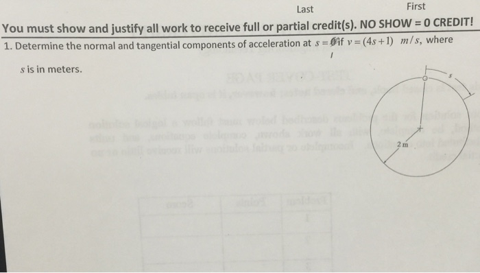 Solved Determine The Normal And Tangential Components Of