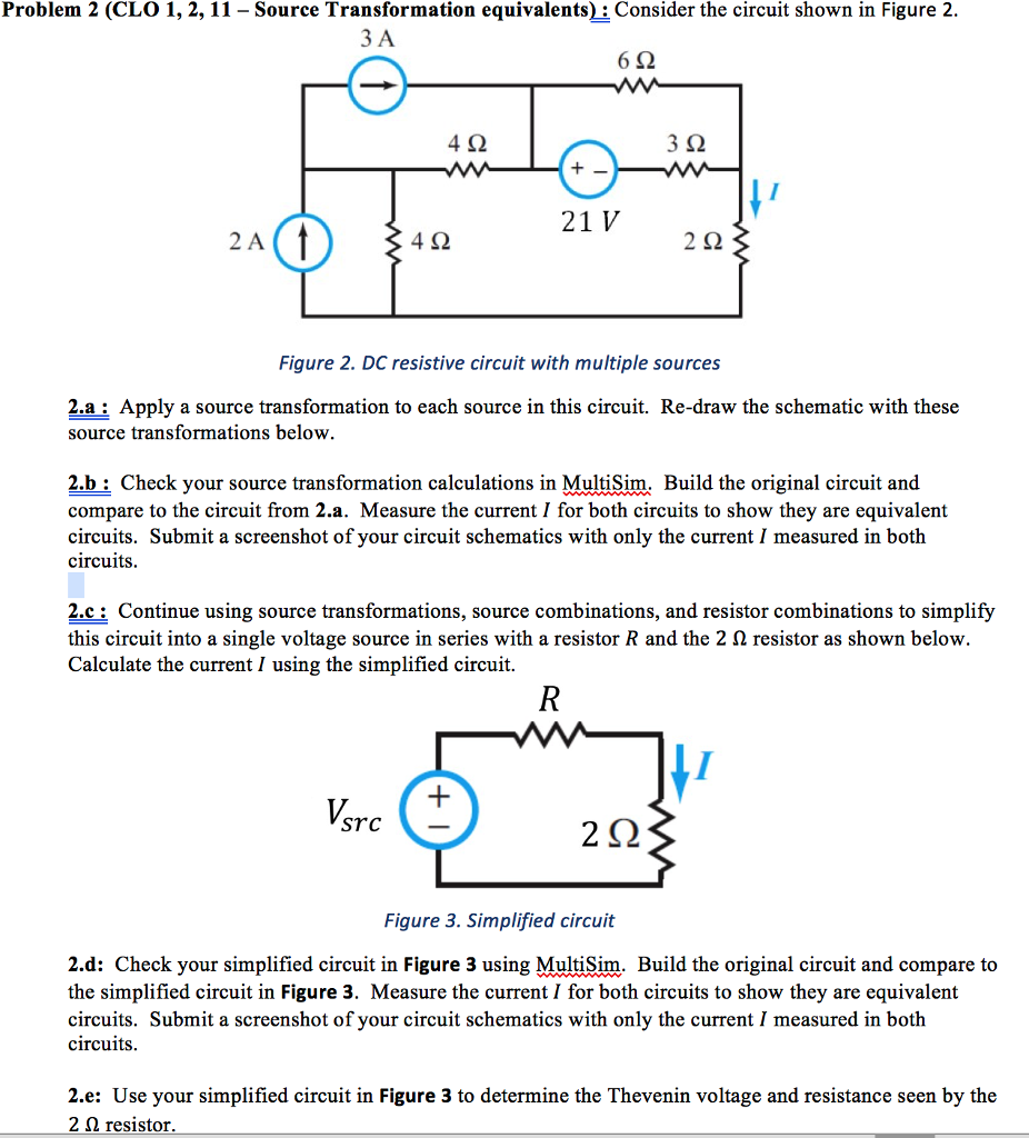 Solved Problem 2 (CLO 1,2,11 - Source Transformation | Chegg.com