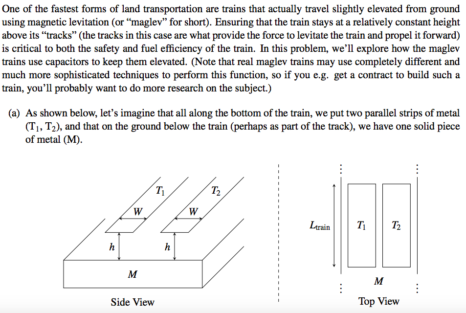 One of the fastest forms of land transportation are | Chegg.com
