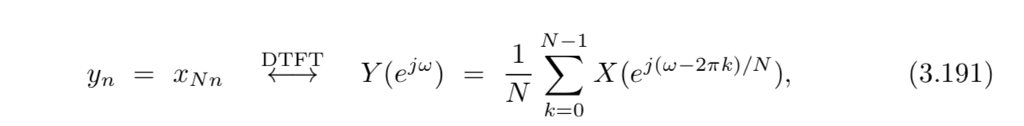 Solved 4. Downsampling by N. Prove the z-transform and the | Chegg.com