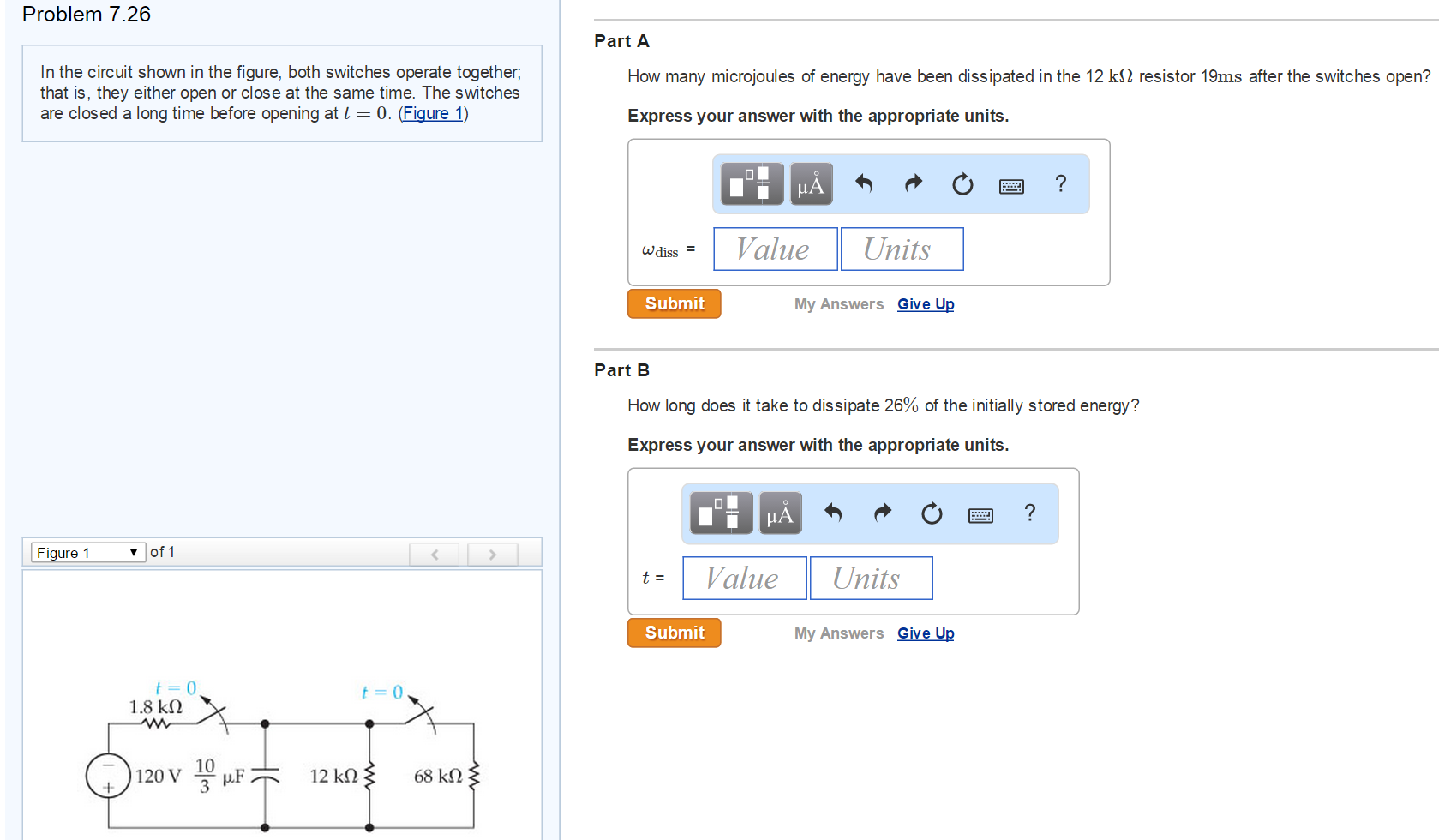 Solved In the circuit shown in the figure, both switches | Chegg.com