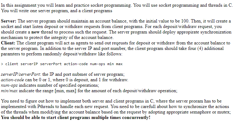 Solved In This Assignment You Will Learn And Practice Socket