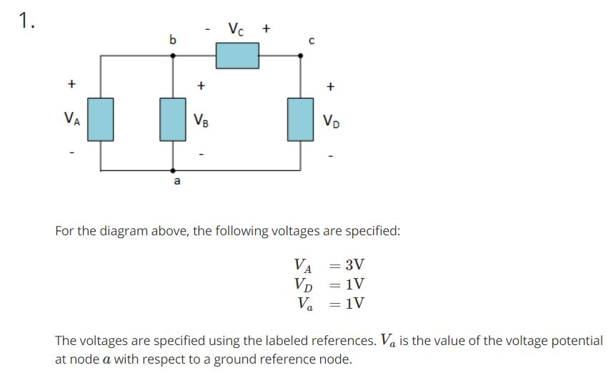 Solved 1. VB is the voltage drop across a particular | Chegg.com Solved 1. VB is the voltage drop across a particular | Chegg.com