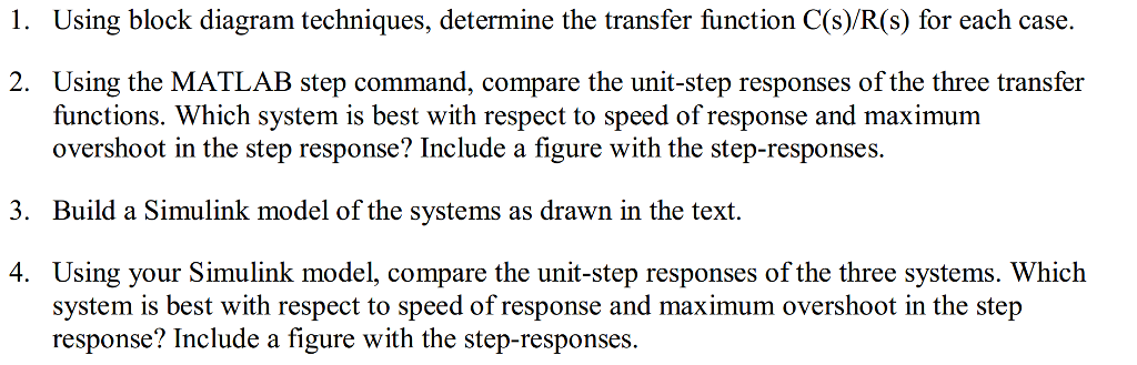 Solved B-5-13. Figure 5-77 shows three systems. System I is | Chegg.com