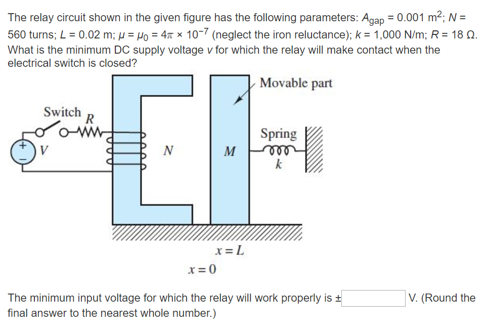 Solved The relay circuit shown in the given figure has the | Chegg.com