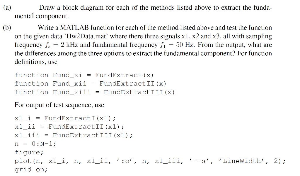 Solved We know at least three methods to extract the | Chegg.com