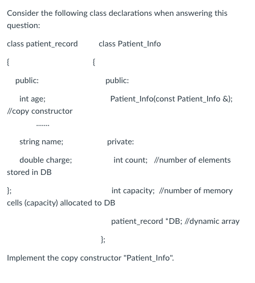 Solved Consider the following class declarations when | Chegg.com Solved Consider the following class declarations when | Chegg.com