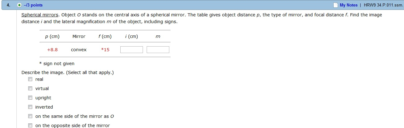 Solved Spherical mirrors. Object O stands on the central | Chegg.com