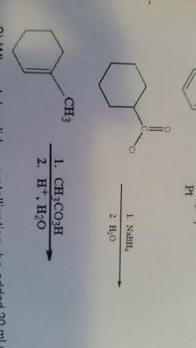 Solved 1. CH3CO3H 2. H+,H2O | Chegg.com
