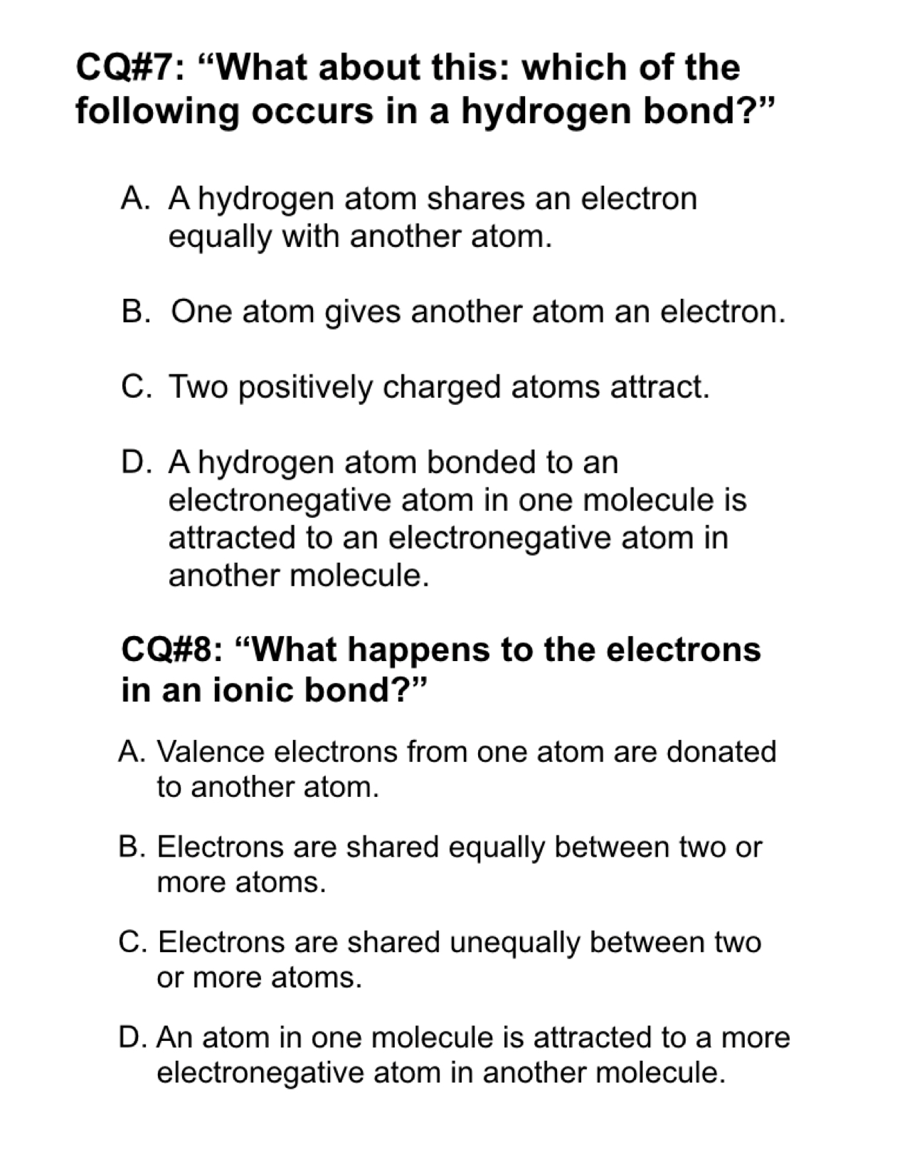 Solved Bonding with a Tutor: How to Stick Together | Chegg.com