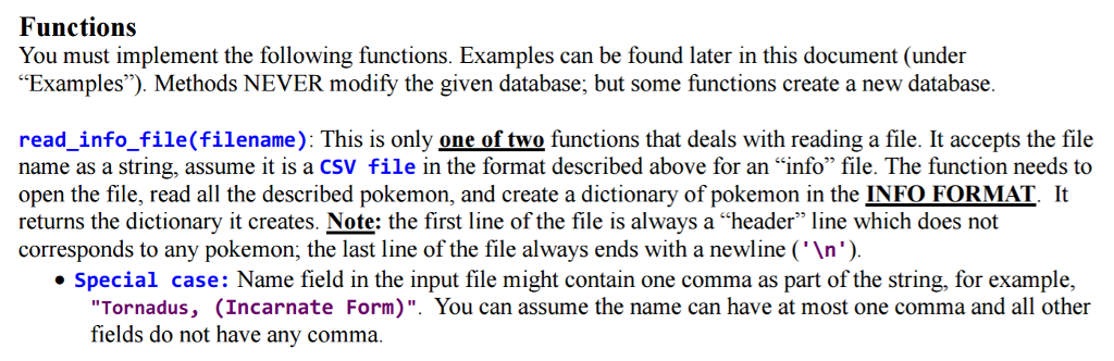 Pokemon: We will use three different representations | Chegg.com