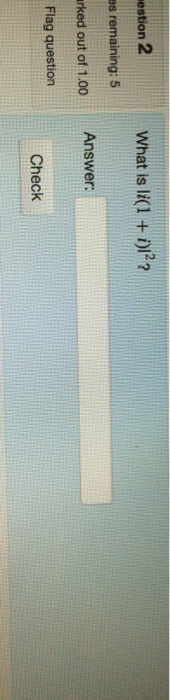 Solved What is li (1 + i)l^2? | Chegg.com