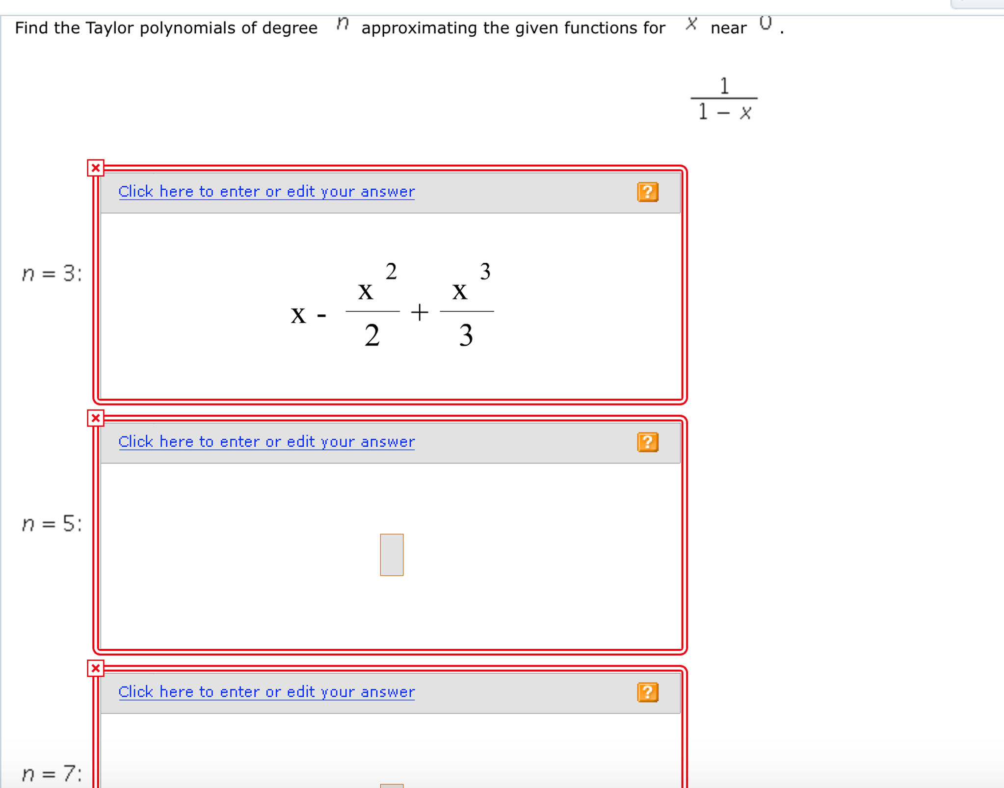 Solved Find the Taylor polynomials of degree n approximating | Chegg.com Solved Find the Taylor polynomials of degree n approximating | Chegg.com