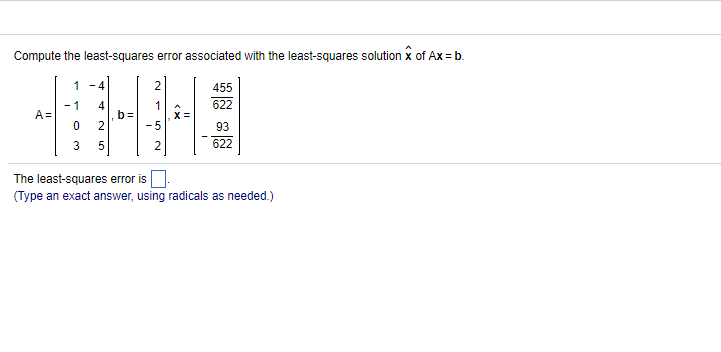 Solved I need help with this Linear algebra problem | Chegg.com