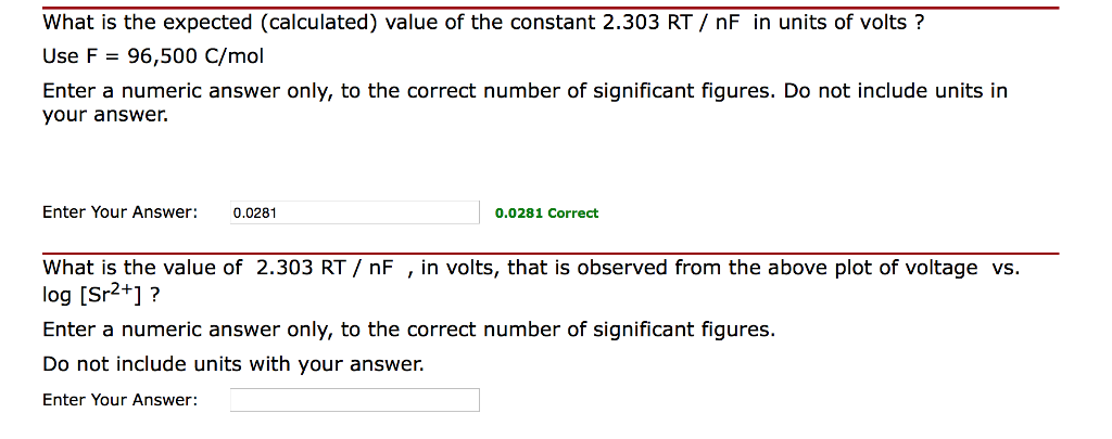 Solved What is the expected (calculated) value of the | Chegg.com