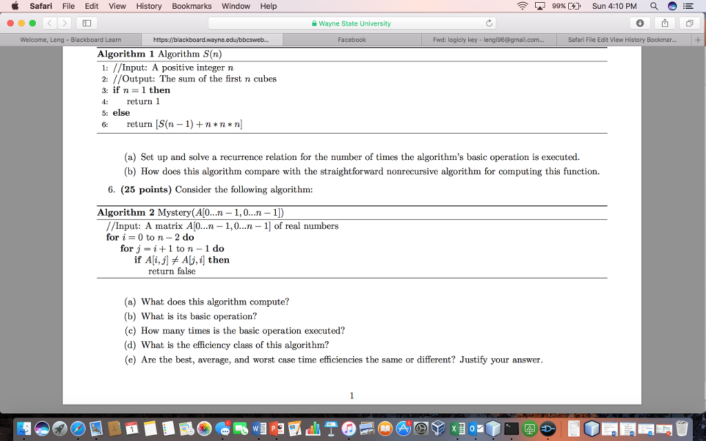 Solved Safari File Edit View History Bookmarks Window Help | Chegg.com