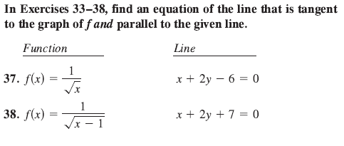 Solved In Exercises 33-38, find an equation of the line that | Chegg.com