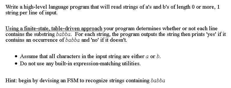 Solved Write a high-level language program that will read | Chegg.com