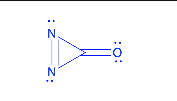 Solved A structural isomer of diazomethanone, CN2O, can be | Chegg.com