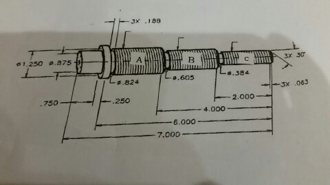 Solved on titleblock paper with tools. draw the front view | Chegg.com