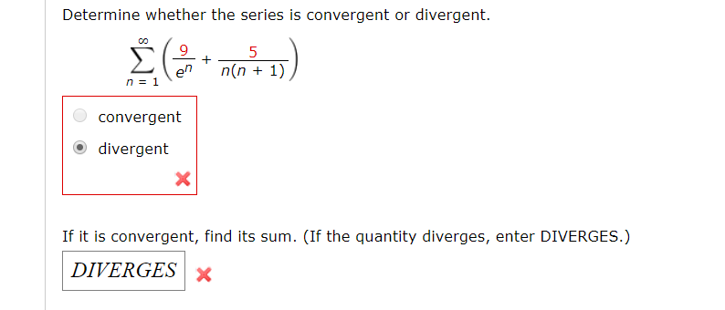 Solved Determine whether the series is convergent or | Chegg.com