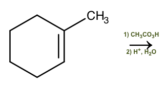 Solved CH 1) CH3Co3H 2) H H20 | Chegg.com
