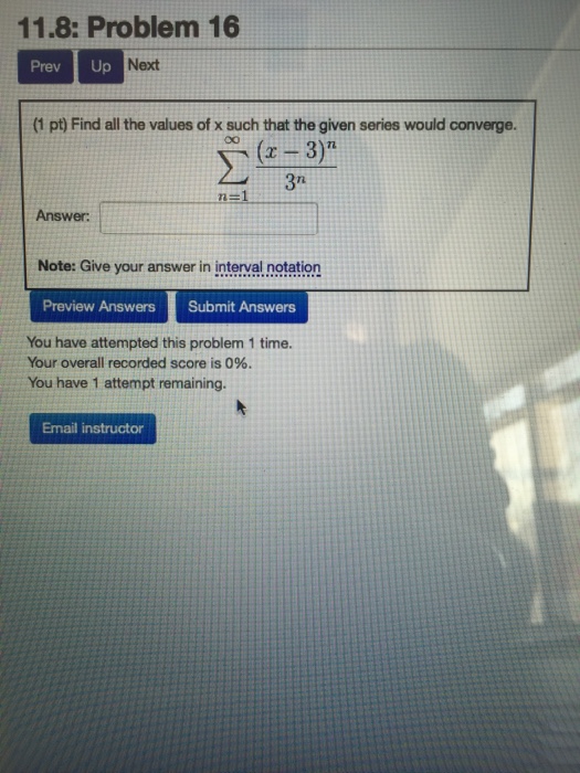 Solved Find all the value of x such that the given series | Chegg.com