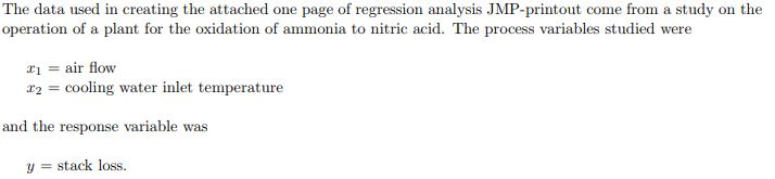 Solved The data used in creating the attached one page of | Chegg.com