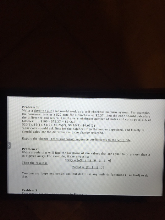 Solved Write a function file that visual work as a | Chegg.com
