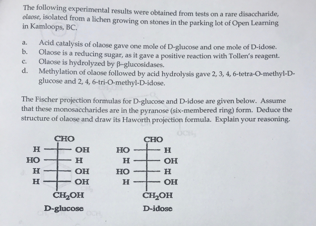 Solved The following experimental results were obtained from | Chegg.com Solved The following experimental results were obtained from | Chegg.com