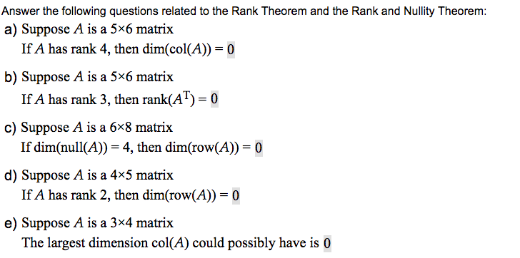 Solved Answer the following questions related to the Rank | Chegg.com