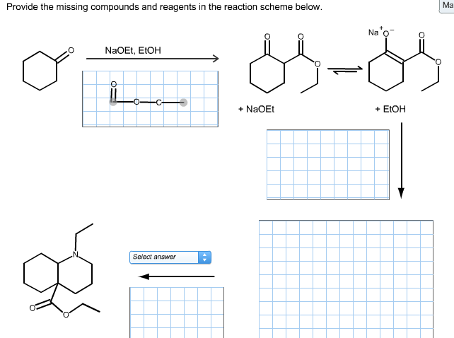Solved Provide the missing compounds and reagents in the | Chegg.com