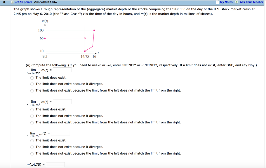 Solved ·13 16 Points Waneac6 3 1 044 My Notes Ask Your Te